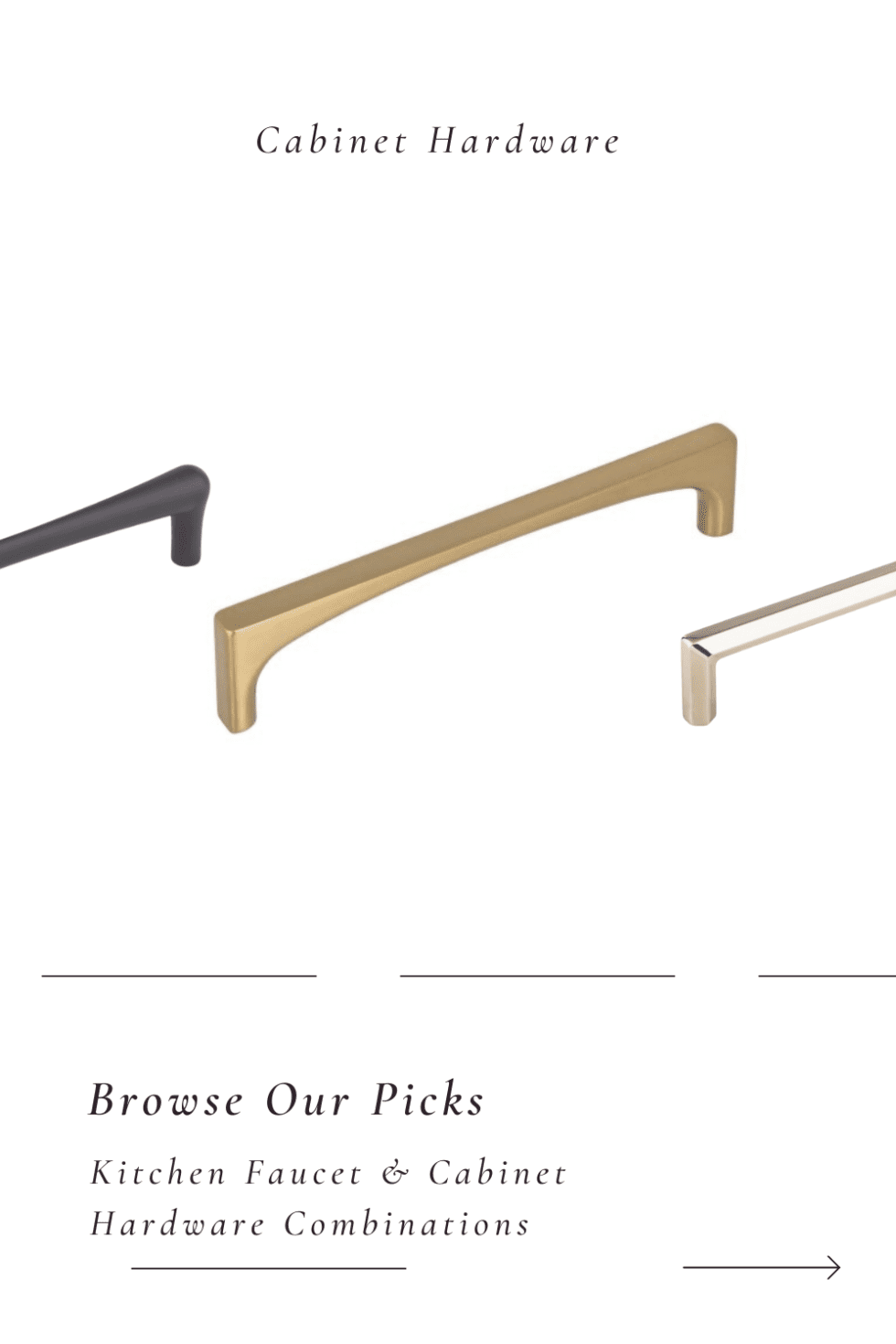 Kitchen Hardware and Faucet Combinations - MURPHY'S DESIGN